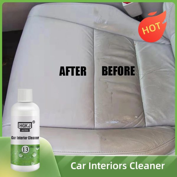 Hgkj 13 Car Leather Seat Interiors Cleaner plastic Foam Cleaner – Famedeals.pk